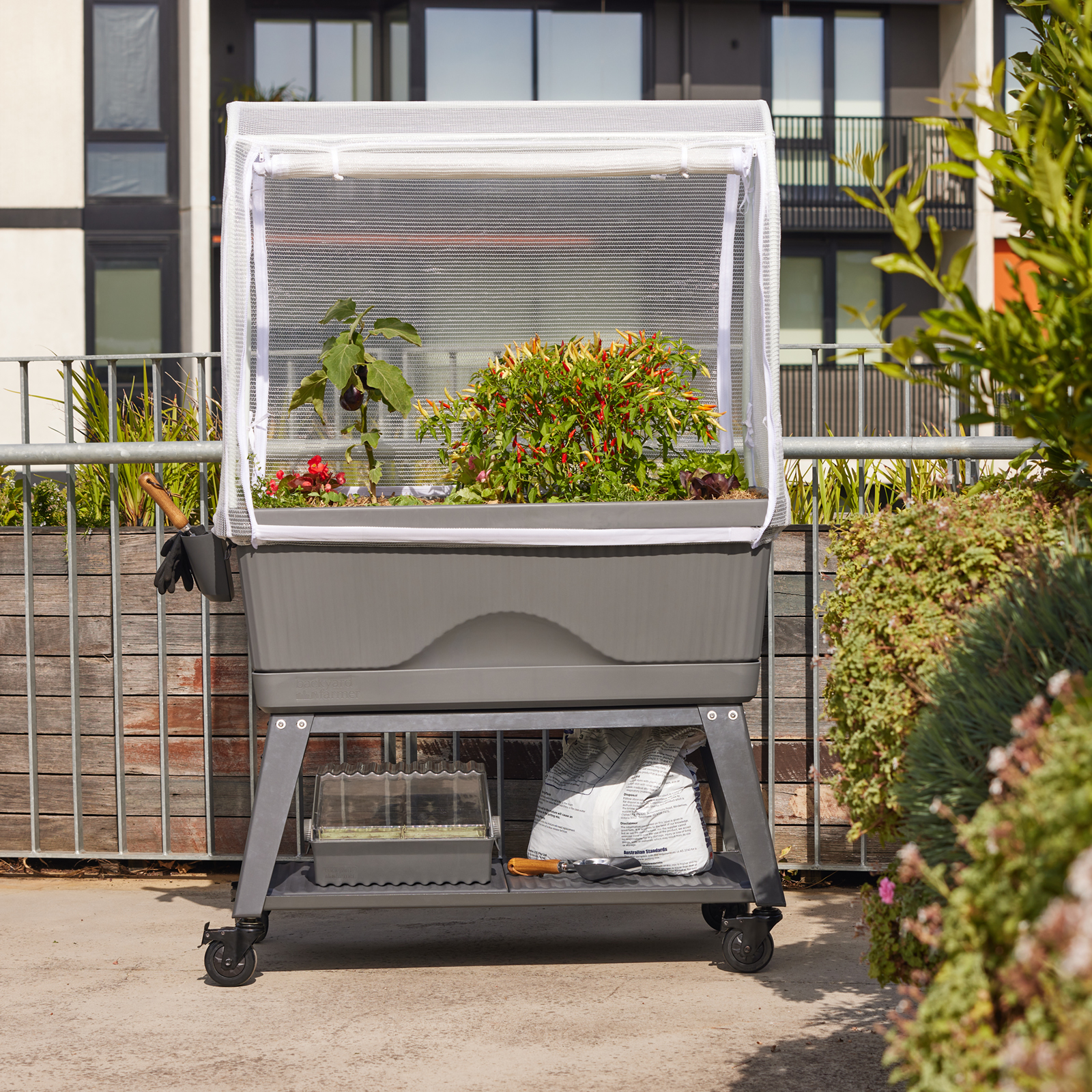 GEORGIE PLANTER KIT - GREY: Lee Rowans Gardenworld